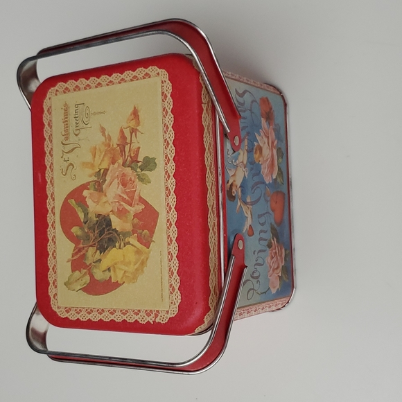 Holiday | Vintage Valentine Tin With Double Handle | Poshmark